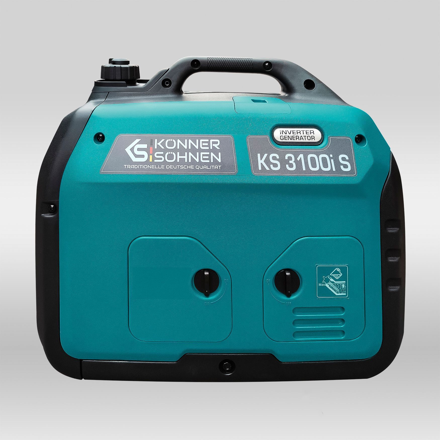 Інверторний бензиновий генератор 2.8кВт Konner&Sohnen KS 3100i S запуск ...