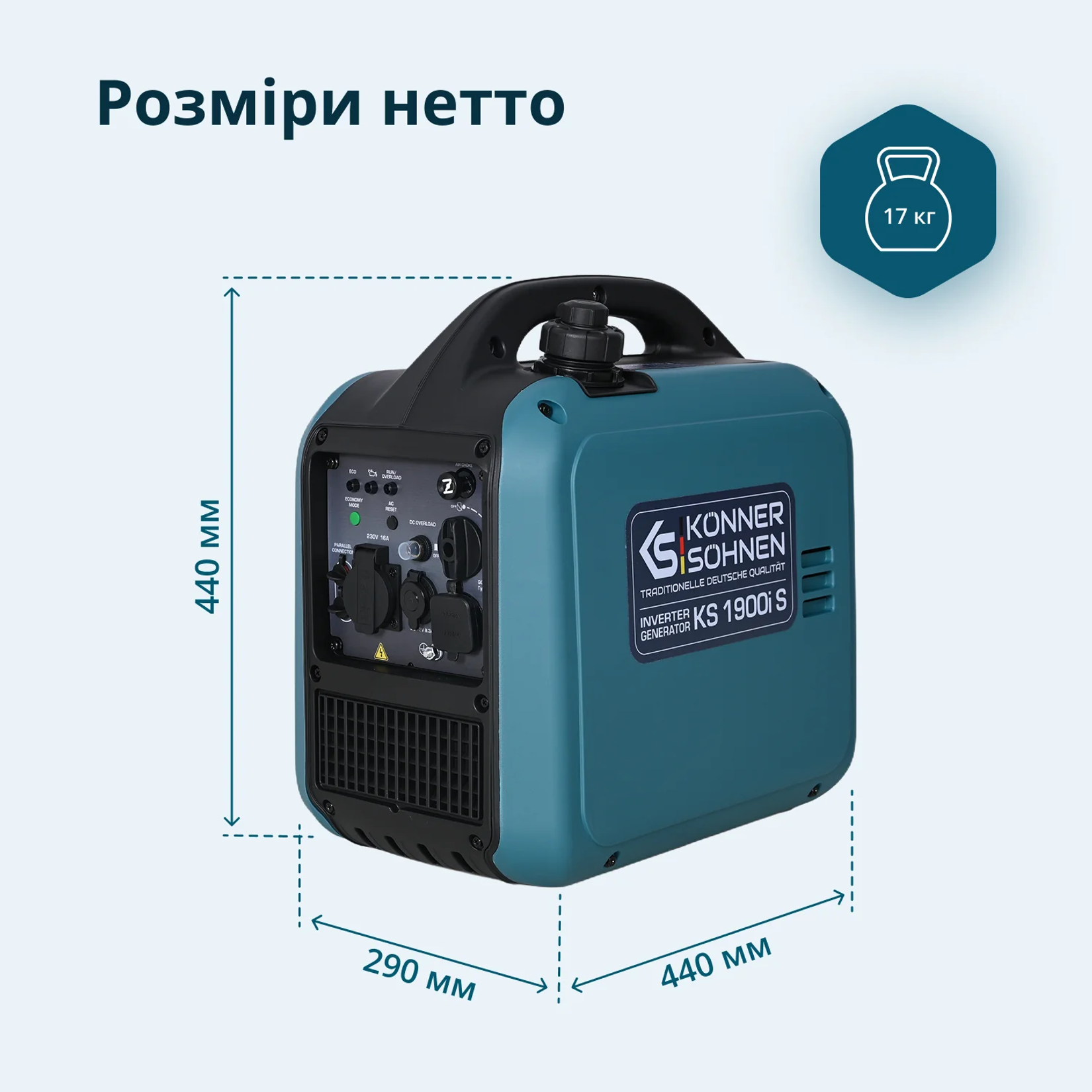 Генератор инверторный Konner & Sohnen KS 1900i S|Купить|Официальный магазин